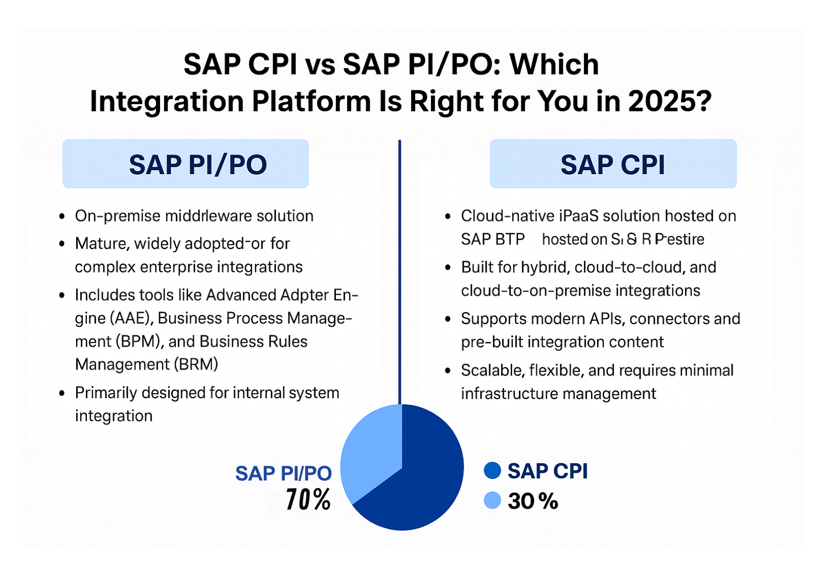 SAP CPI vs PI/PO: Choosing the Right SAP Integration in 2025