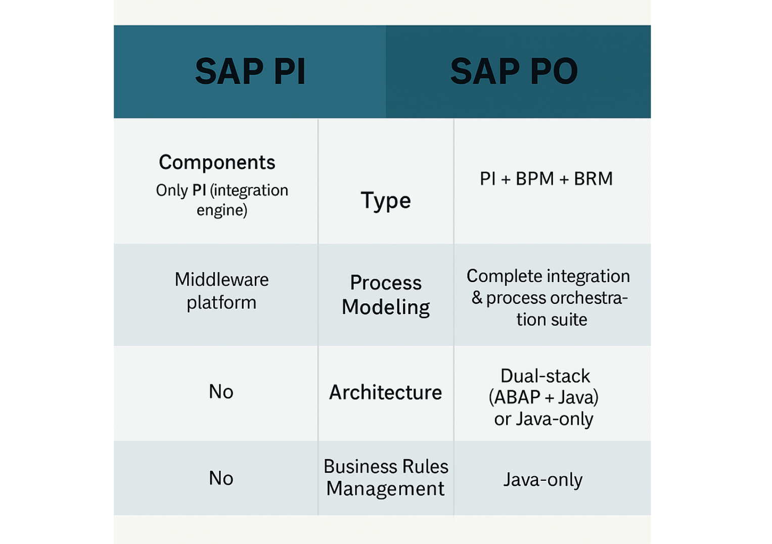What Is the Difference Between SAP PI and SAP PO? A Clear Comparison